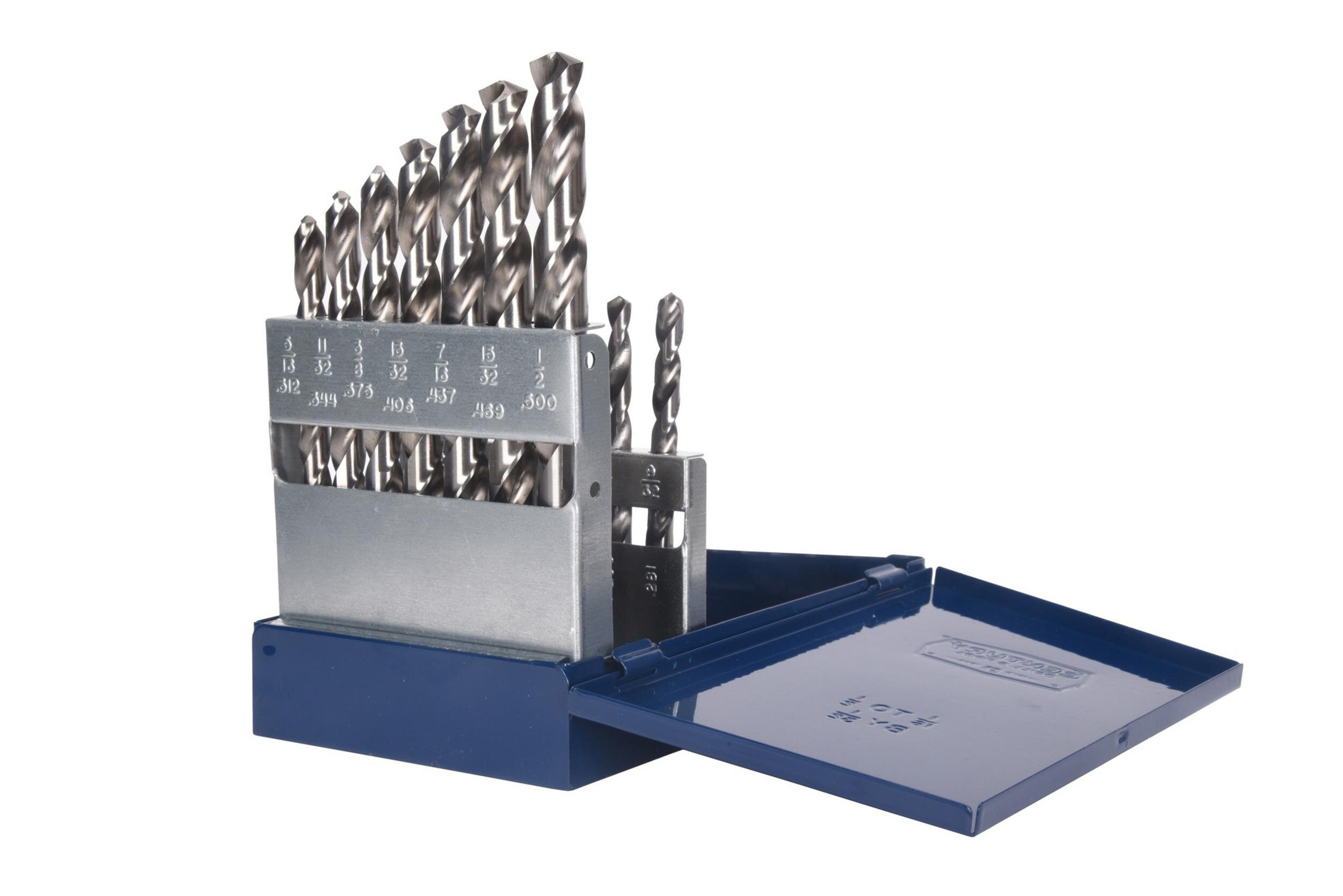 Century 15-Piece 135 deg Brite Drill Bit Set, Reduced Shank - Metal ...