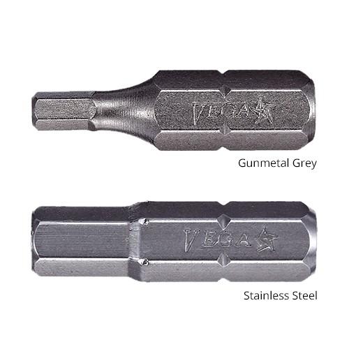 Vega Hex Insert Bits - 1/4" - Pack of 100 - Edge of Arlington Saw ...